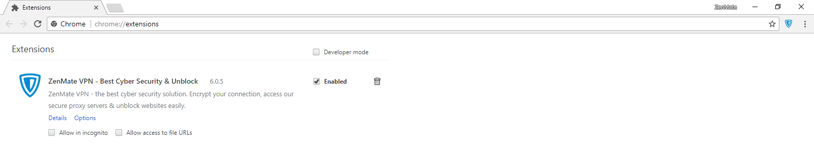 I can't see the ZenMate icon in my browsers tool-bar. – Zenmate Support