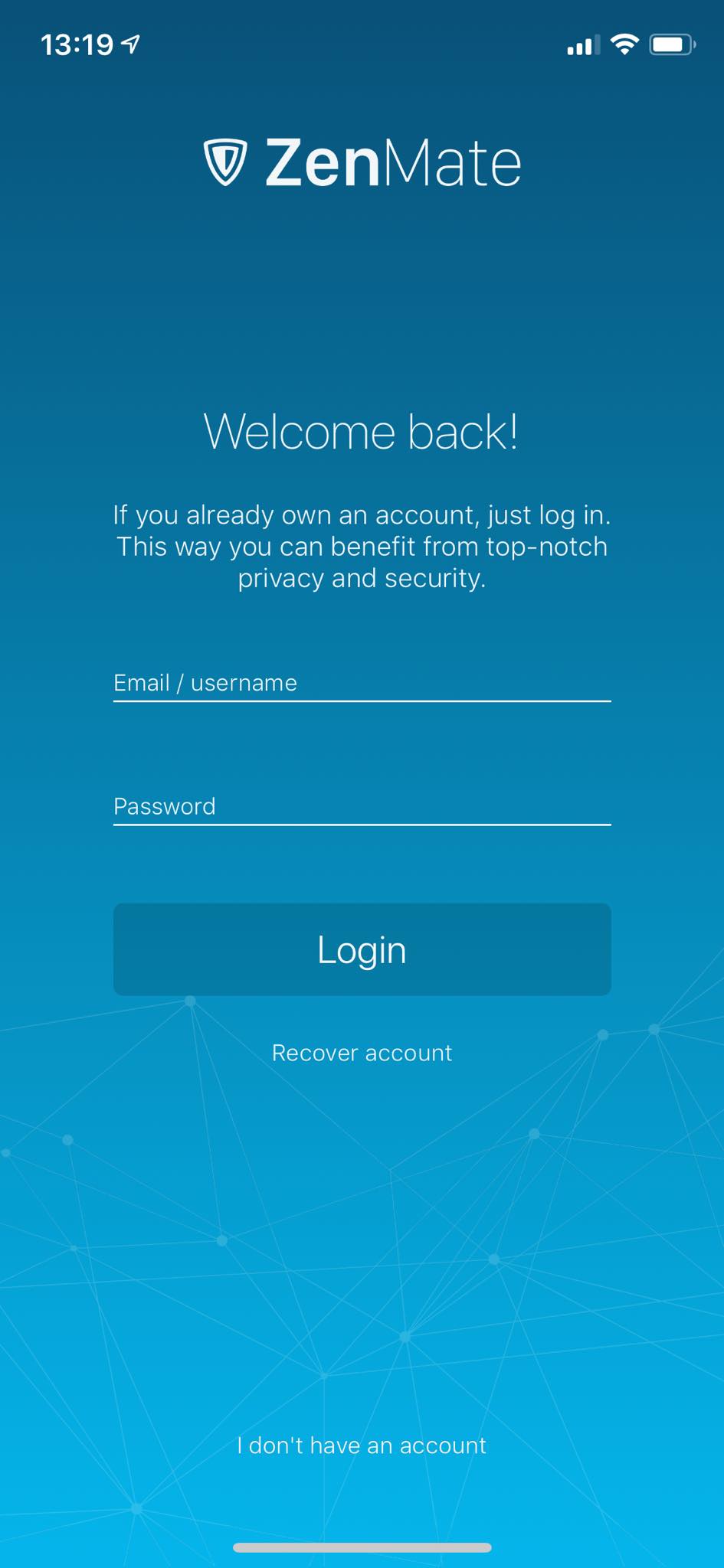 How to Login or Sign up on ZenMate VPN for iOS – Zenmate Support