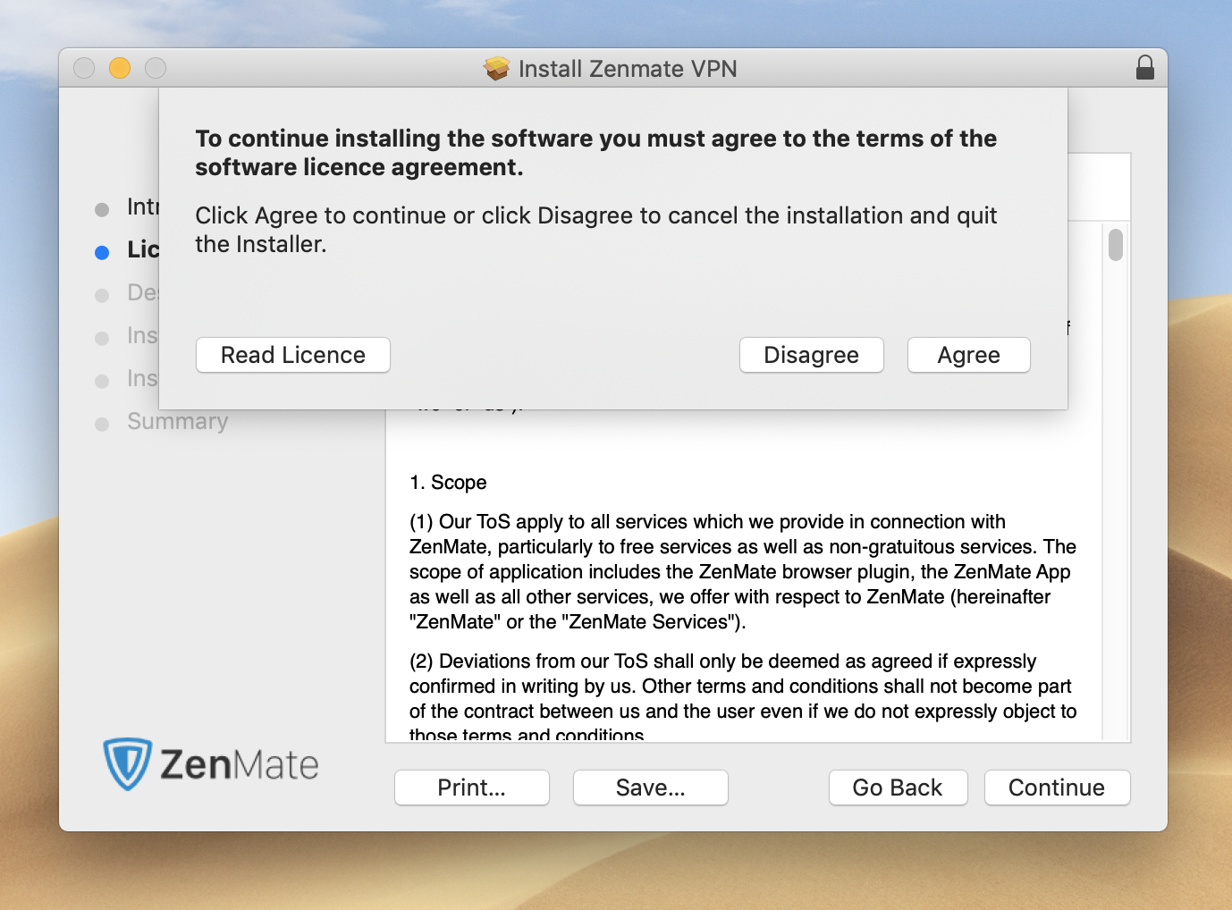 Getting started with ZenMate 5 for OSX (Install and Login) – Zenmate Support